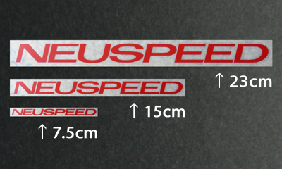 NEUSPEED Logo デカール（Sサイズ) NEUSPEEDステッカー マニアックス公式通販｜maniacs web shop