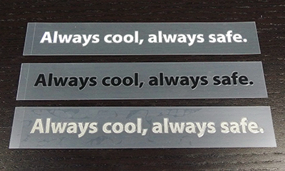 Always cool, always safe. ステッカー（Sサイズ） maniacsステッカー マニアックス公式通販｜maniacs ...