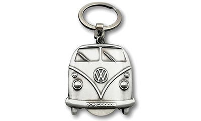 【OL/US】VW T1 Bus Keyring with Removable Coin - vintage silver VW関連グッズ ...